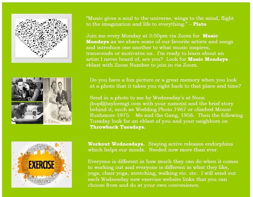 Clearbrook Community Association - Announcements - Clearbrook Weekly ...